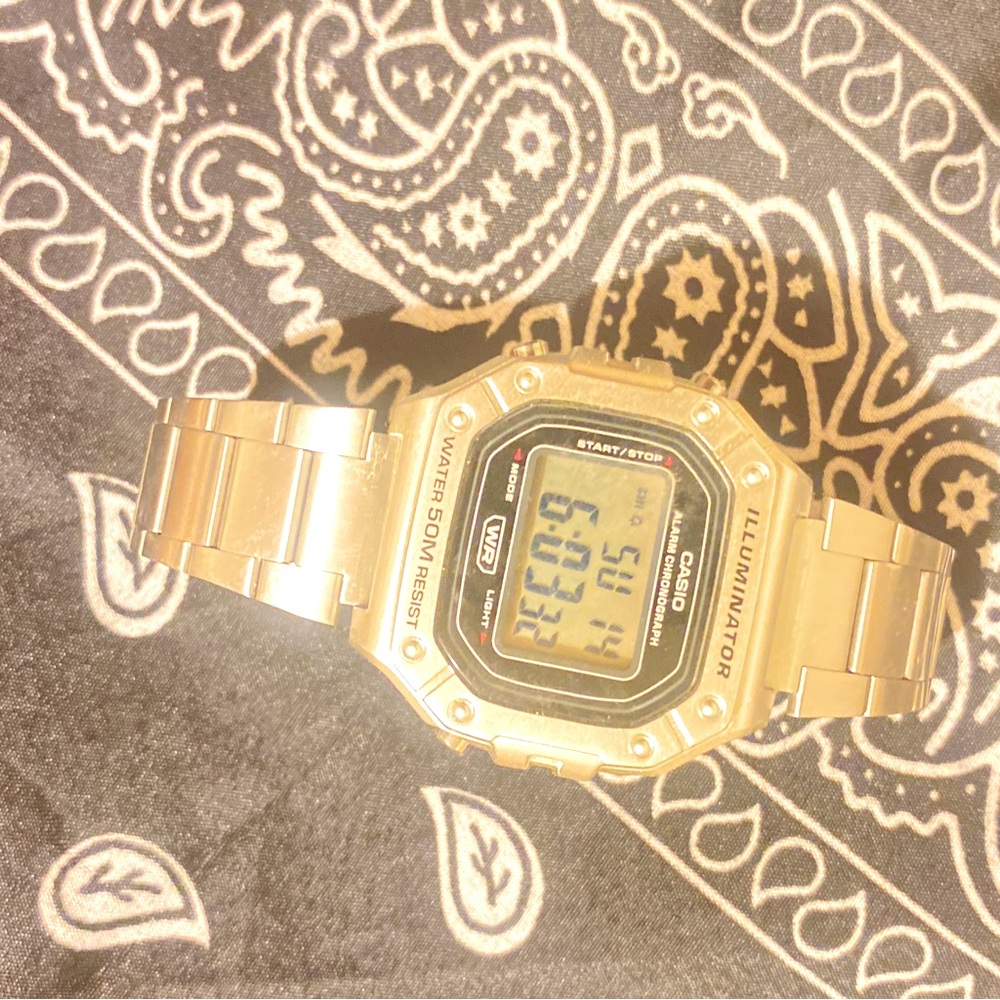 Vintage Casio Alarm Chronograph 50m Water Resistant B… - Gem